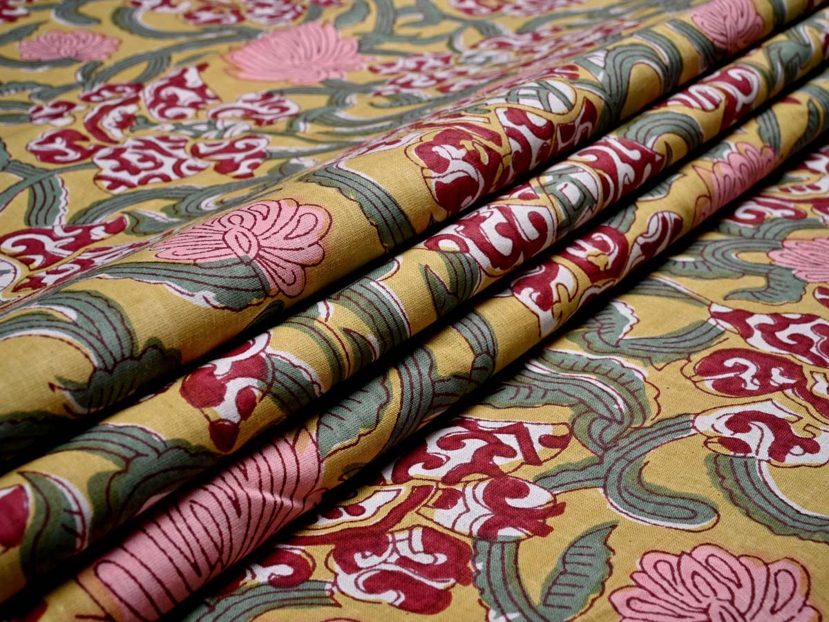 Explore Now ~ Floral Cotton Fabric for Quilts And Sewing – Indo Libas